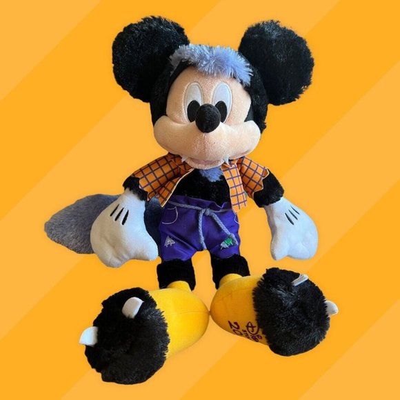 Disney | Toys | Mickey Mouse Halloween Werewolf Shaggy Plush 6 Disney ...